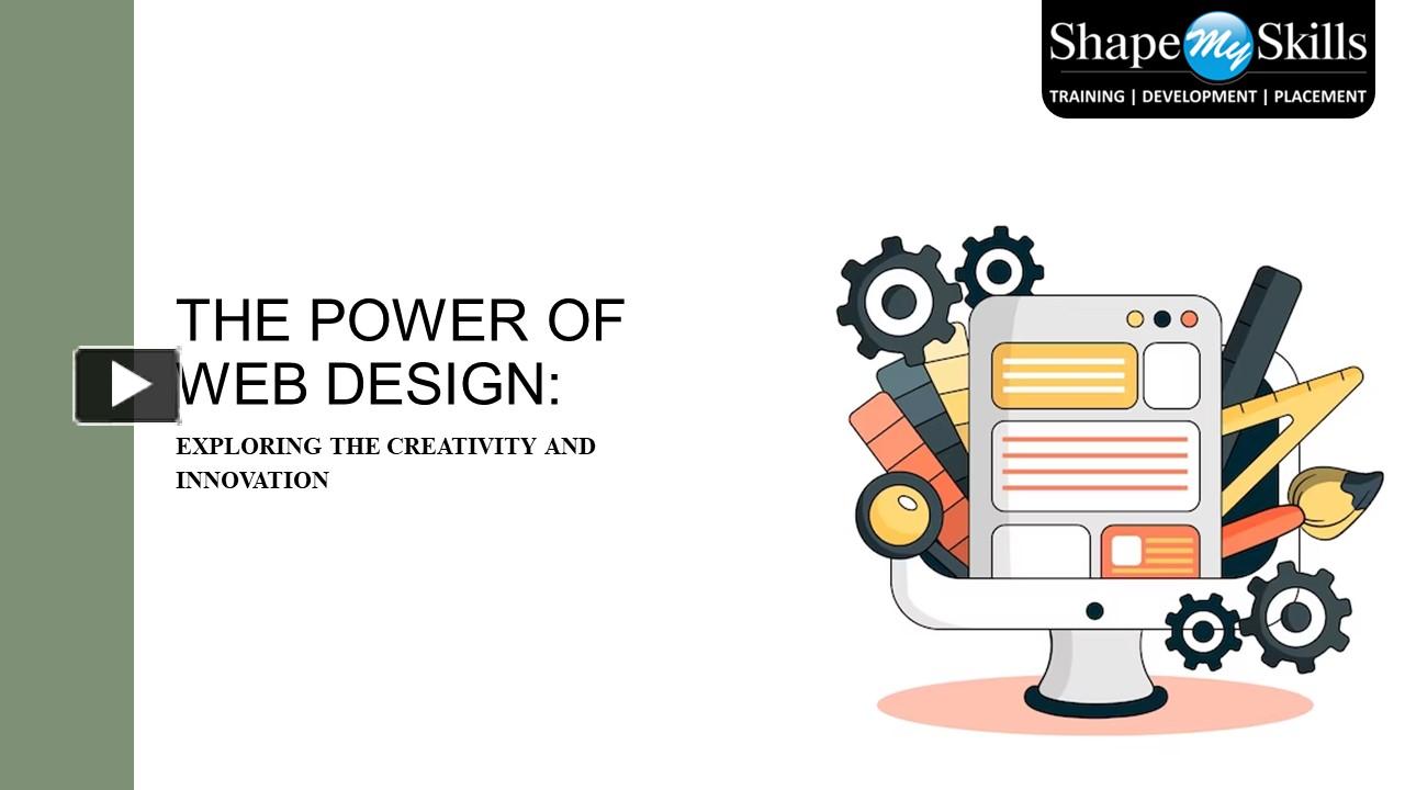 PPT – Web Designing Training in noida | ShapeMySkills PowerPoint ...