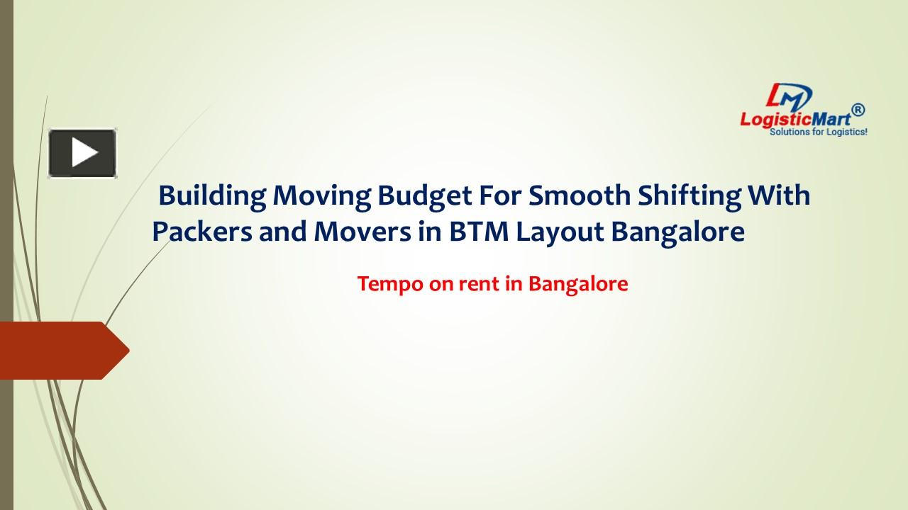 Building Moving Budget For Smooth Shifting With Packers and Movers in ...