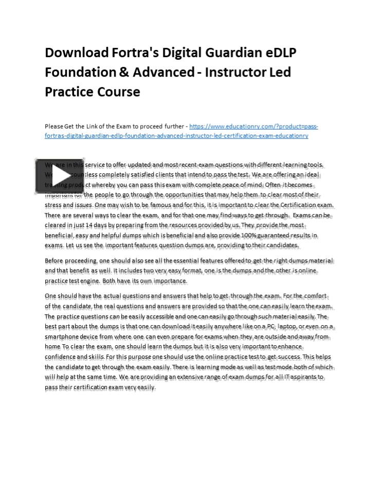 Download Fortra's Digital Guardian eDLP Foundation & Advanced ...