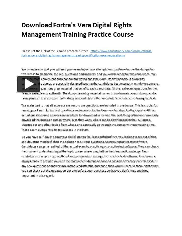 PPT – Download Fortra's Vera Digital Rights Management Training ...