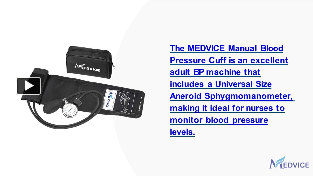 PPT – MEDVICE Manual Blood Pressure Cuff PowerPoint presentation | free ...