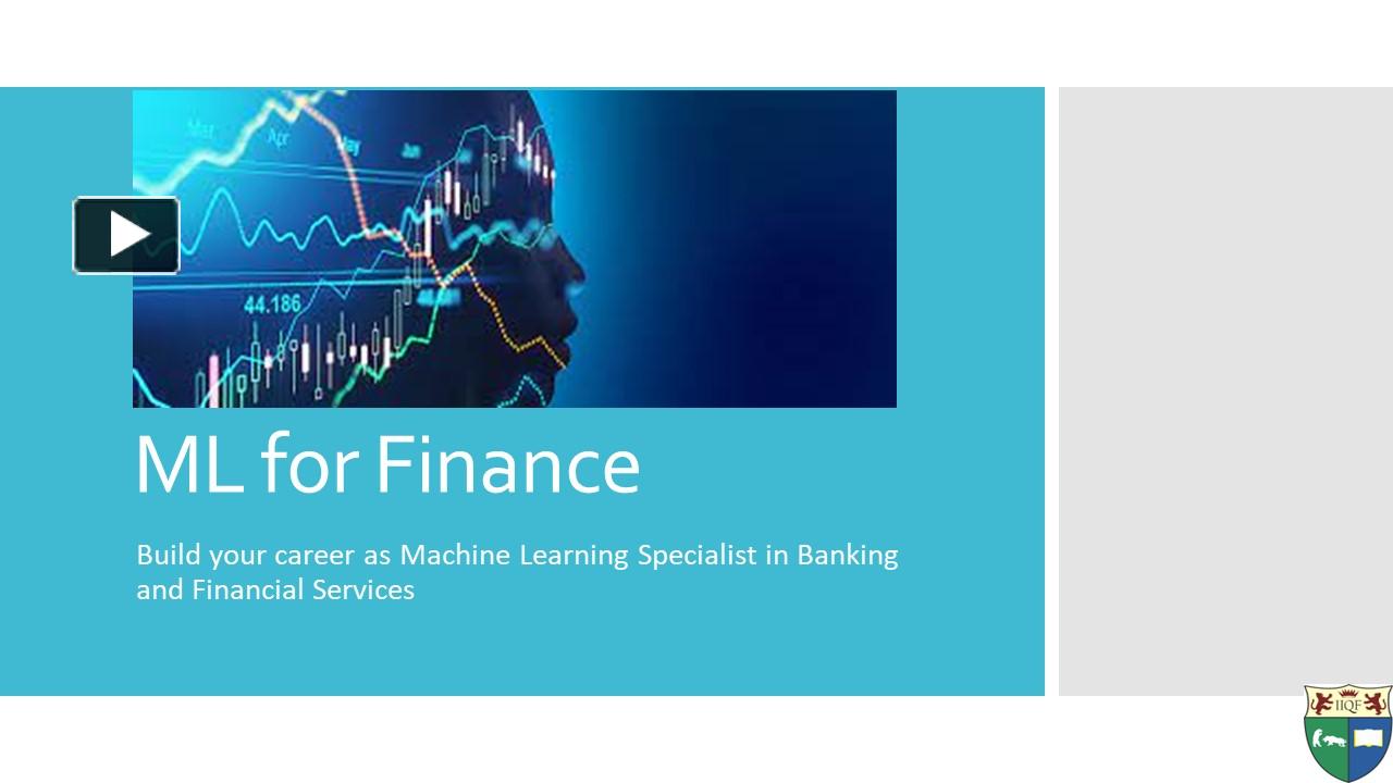 PPT – ML for Finance (1) PowerPoint presentation | free to download ...
