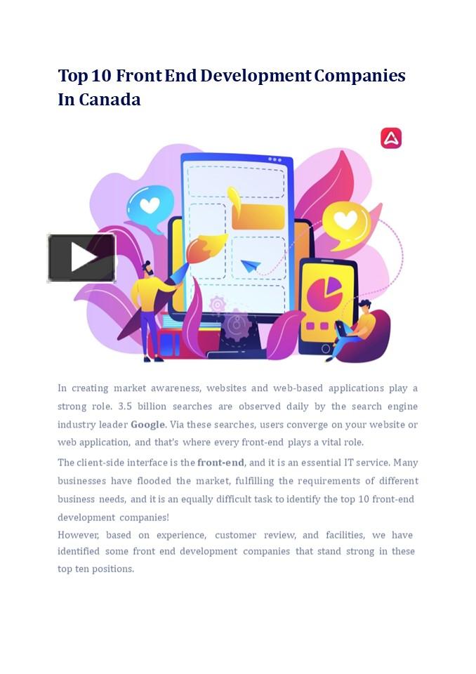 PPT – Top 10 Front End Development Companies In Canada PowerPoint ...