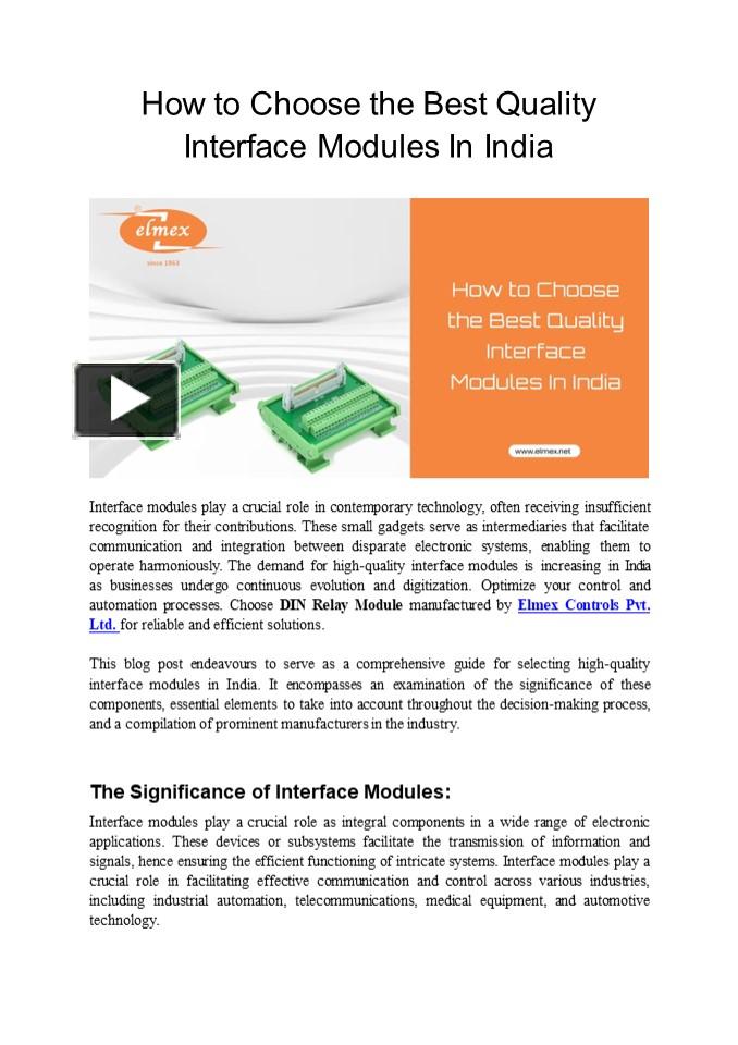 PPT – High Mast Lighting Pole Terminal Block Manufacturers in India ...