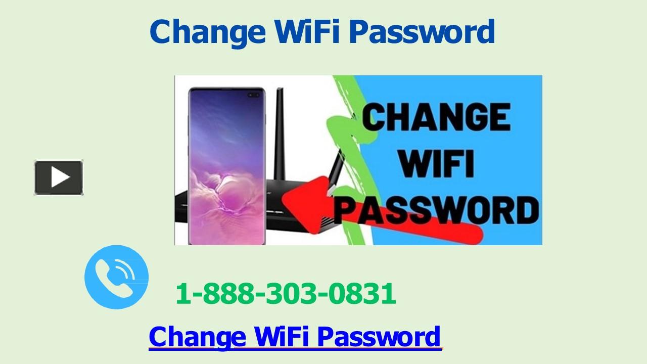 PPT – Change WiFi Password PowerPoint presentation | free to download ...