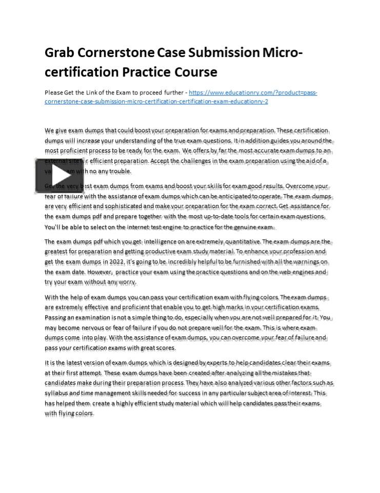 PPT – Grab Cornerstone Case Submission Micro-certification Practice ...