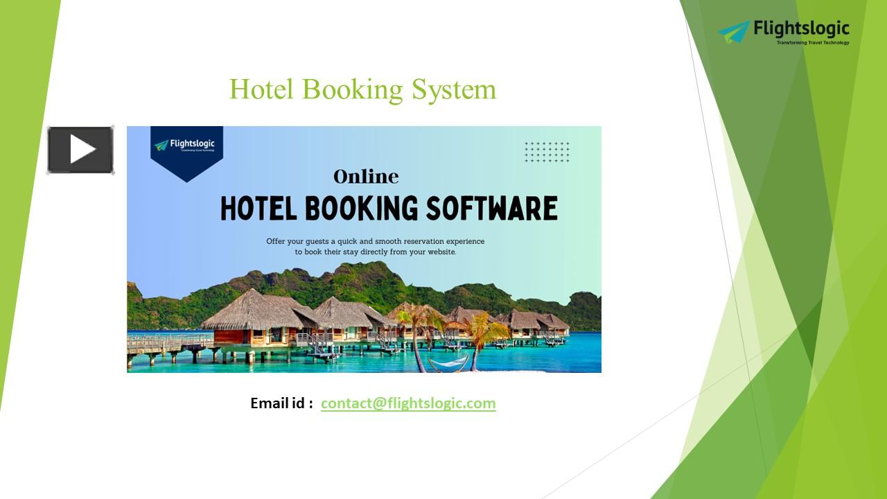 PPT – Hotel Booking System PowerPoint presentation | free to download ...