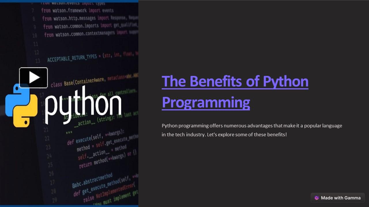 PPT – Discovering the Benefits of This Versatile Language PowerPoint ...