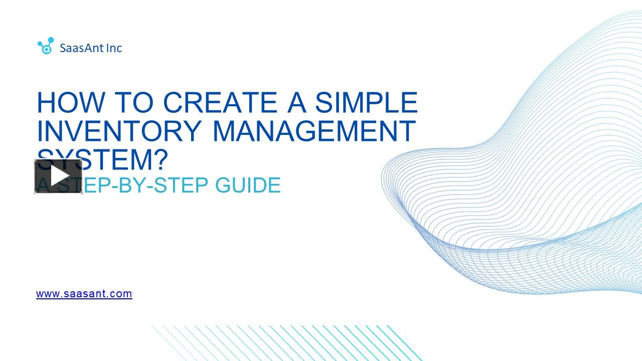 PPT – How to Create a Simple Inventory Management System? PowerPoint ...