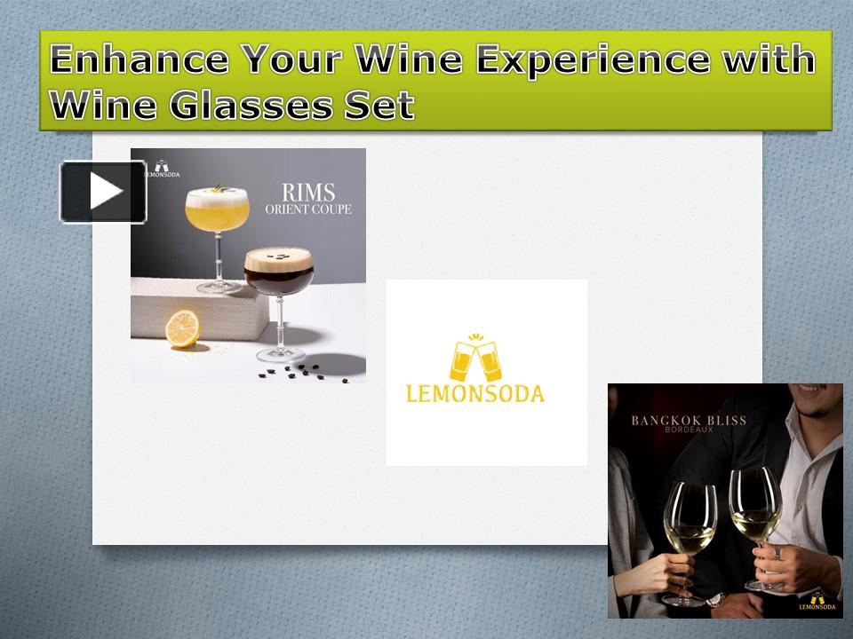 PPT – Glass martini glasses PowerPoint presentation | free to download ...