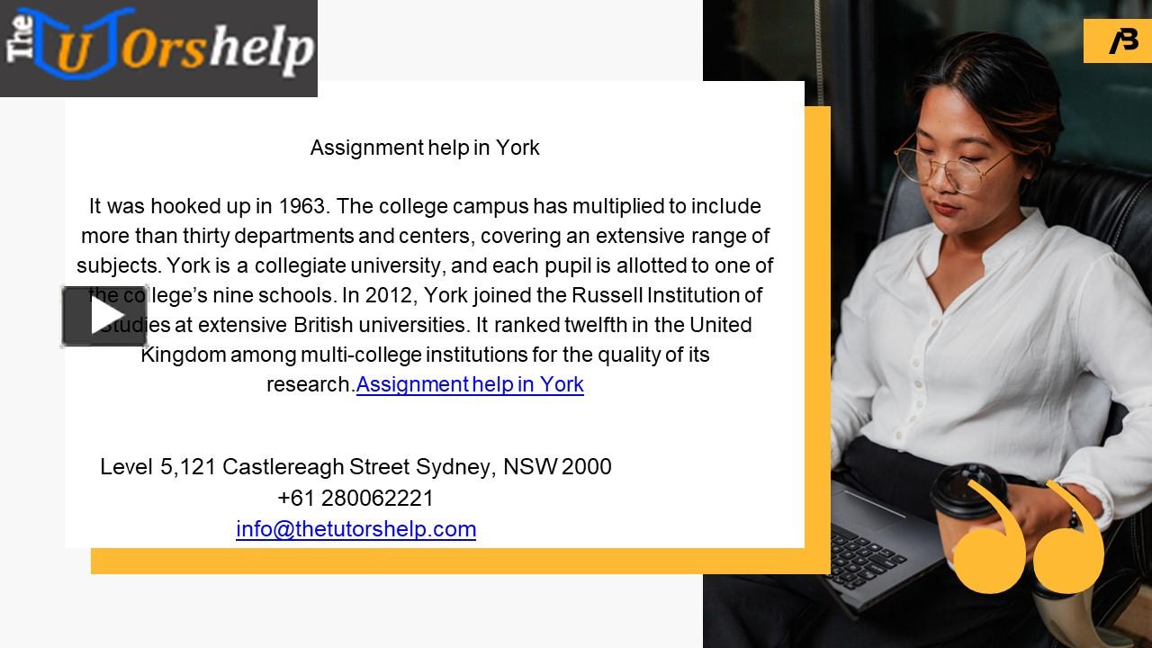 PPT – Assignment help in York Manchester London Ilford PowerPoint ...