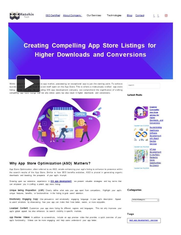 PPT – Creating Compelling App Store Listings for Higher Downloads and ...