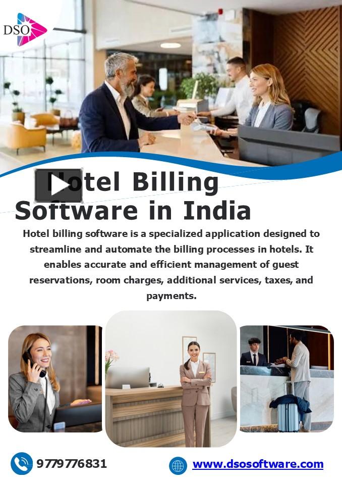 Best Billing Software For Hotels presentation | free to download