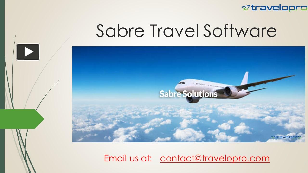 PPT – Sabre Travel Software PowerPoint presentation | free to download ...