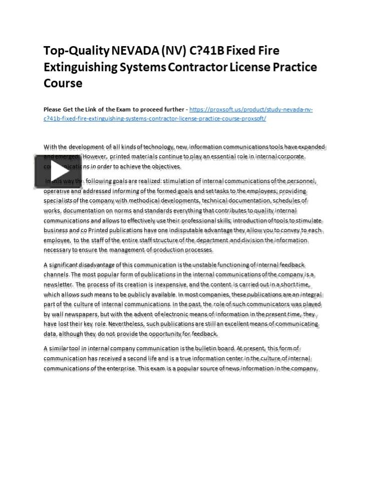 Top-Quality NEVADA (NV) C?41B Fixed Fire Extinguishing Systems ...