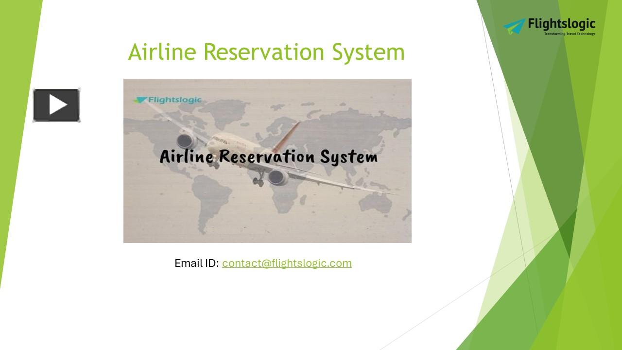 PPT – Airline Reservation System PowerPoint presentation | free to ...