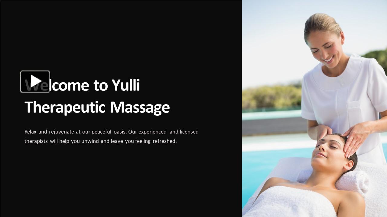 PPT – Deep Tissue Massage Therapist PowerPoint presentation | free to ...