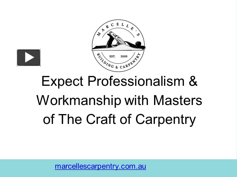 Expect Professionalism & Workmanship with Masters of The Craft of ...
