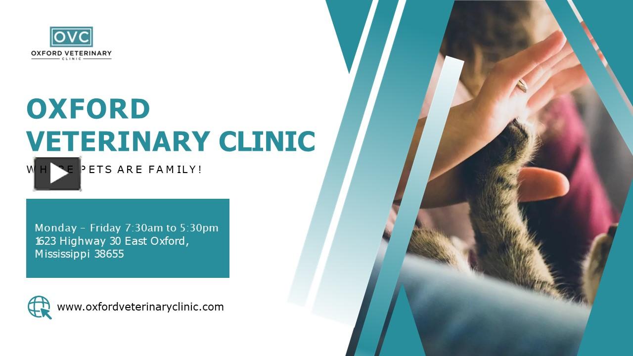 PPT – Pet Care Professions | Oxford Veterinary Clinic PowerPoint ...