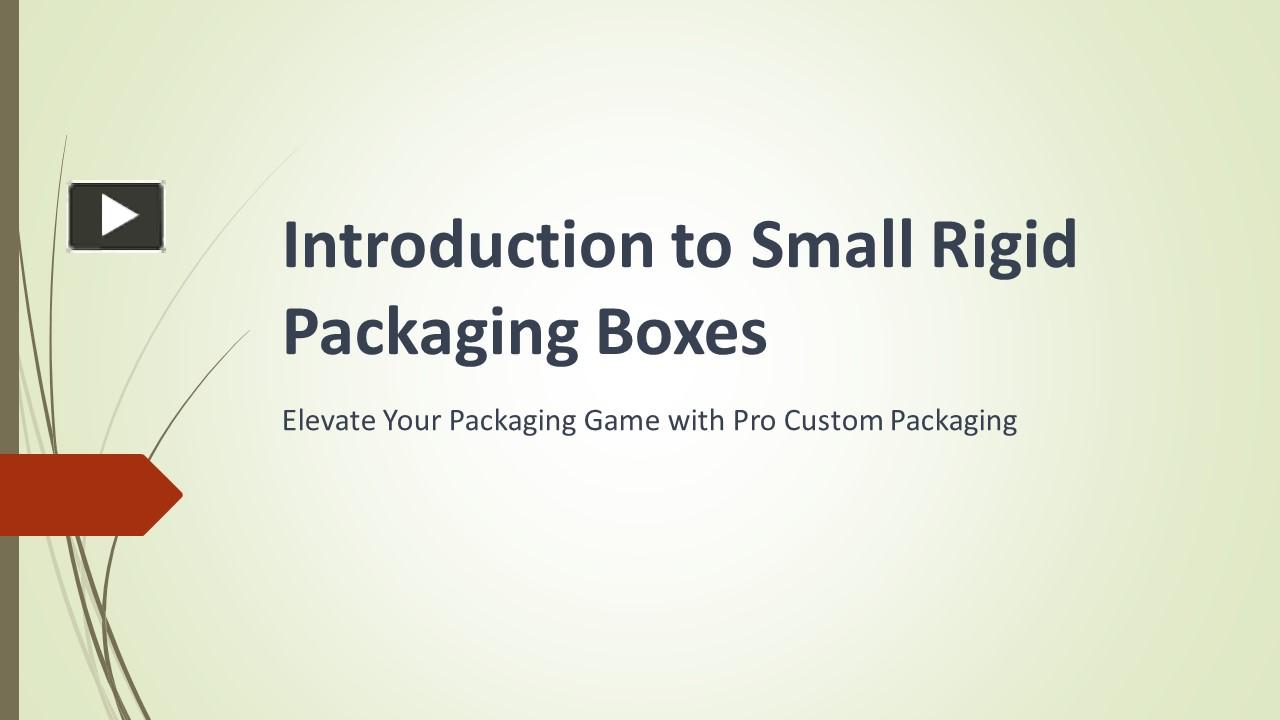 PPT – High-Quality Rigid Boxes | Pro Custom Packaging PowerPoint ...