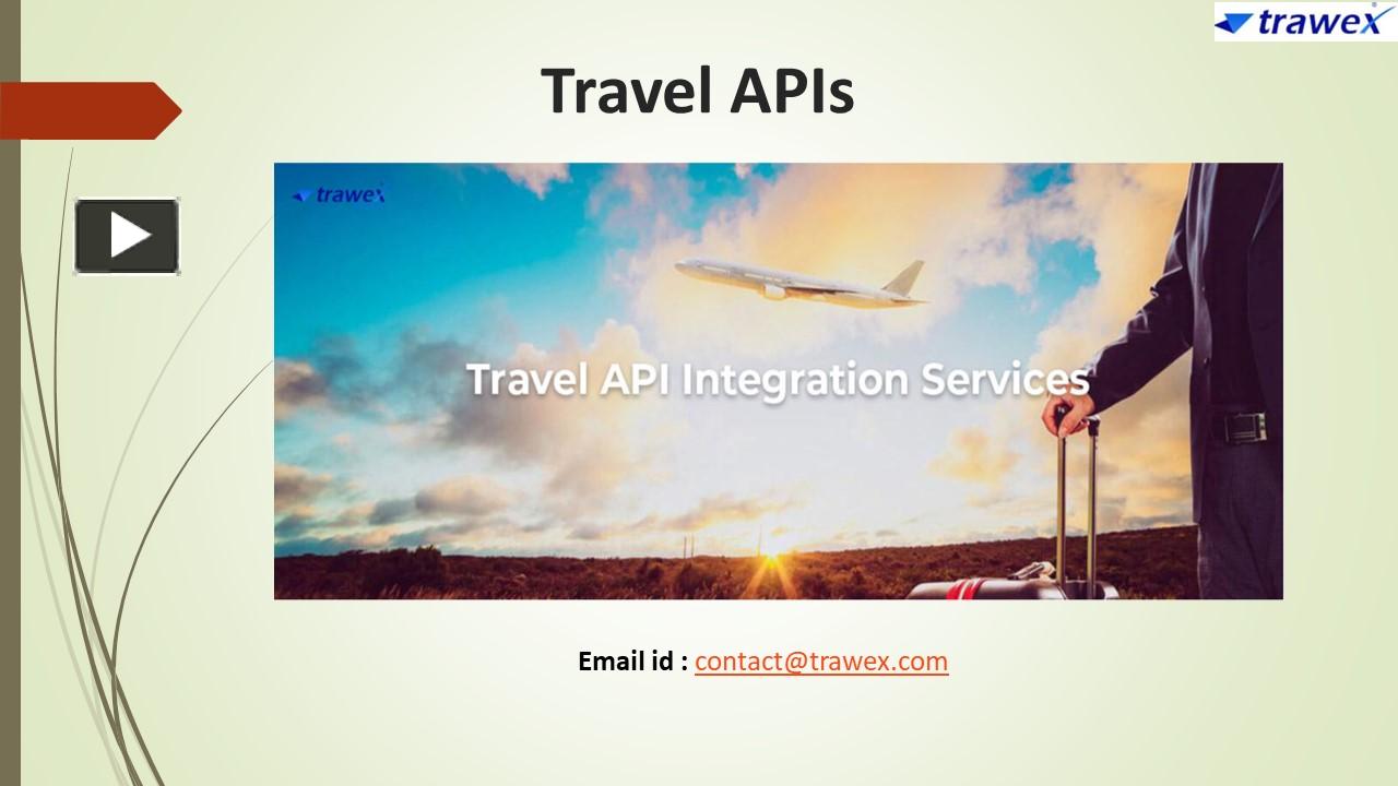 Travel APIs presentation | free to download