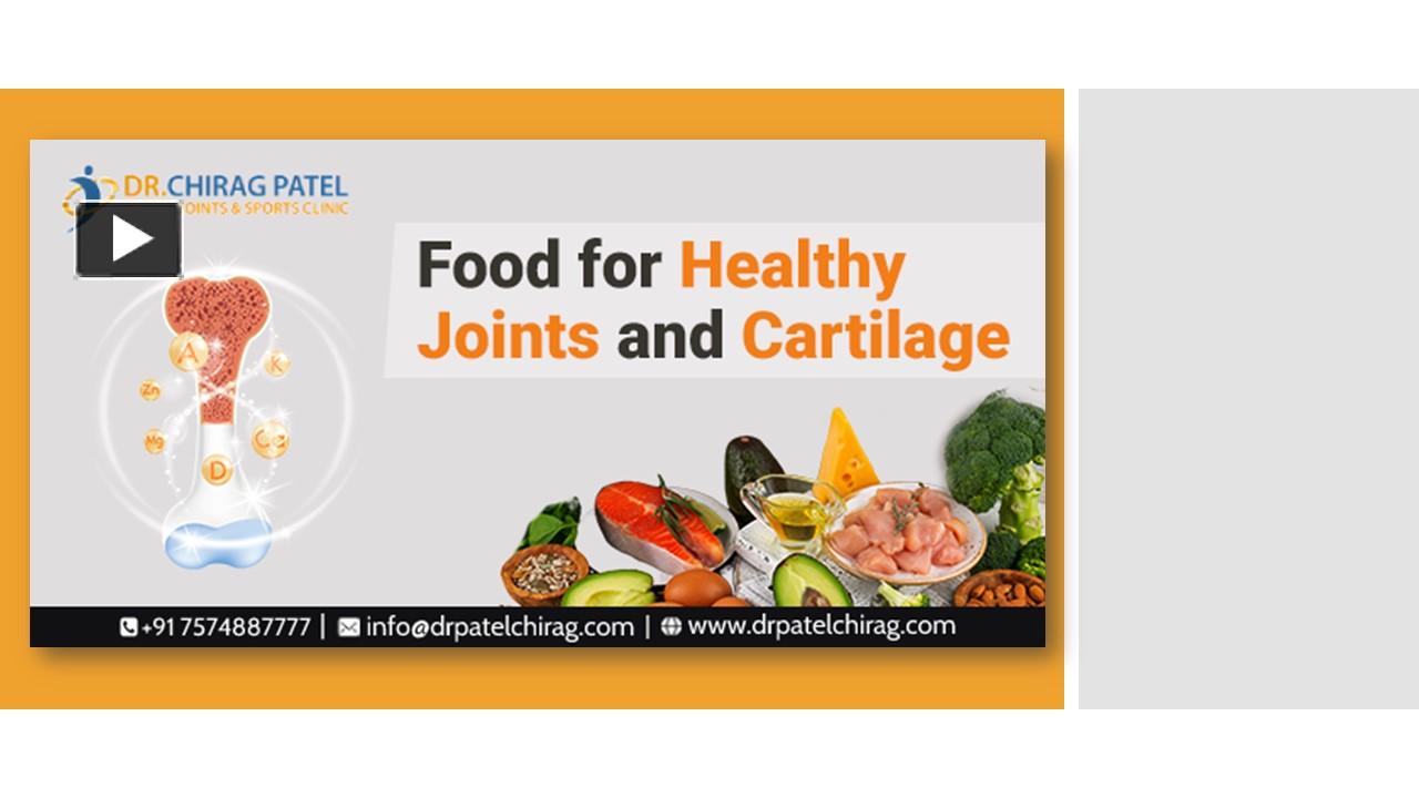 PPT – Food for Healthy Joints and Cartilage PowerPoint presentation ...