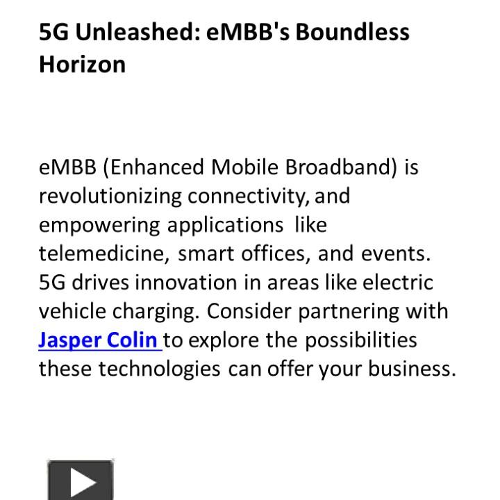 PPT – 5G Unleashed: eMBB's Boundless Horizon PowerPoint presentation ...