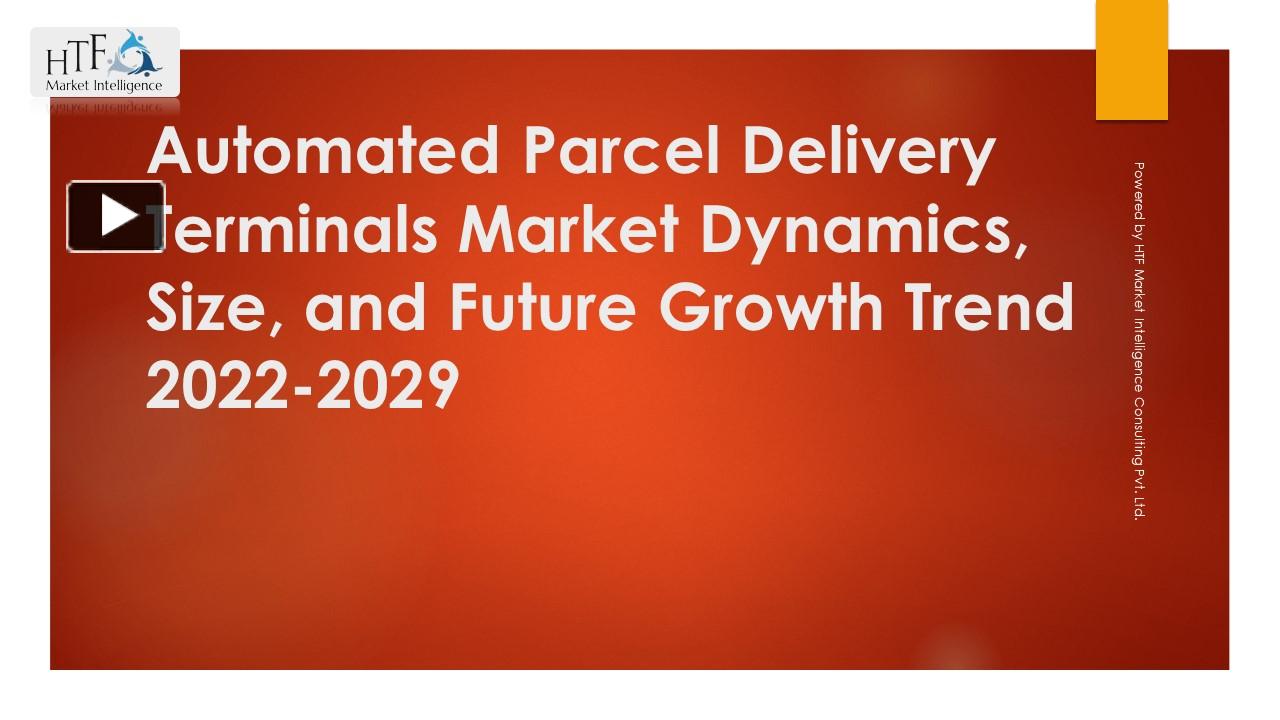 PPT – Automated Parcel Delivery Terminals PowerPoint presentation ...