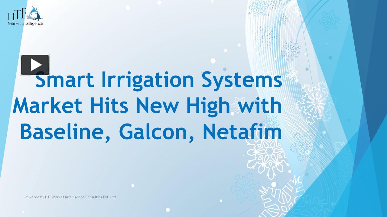 Smart Irrigation Systems presentation | free to download