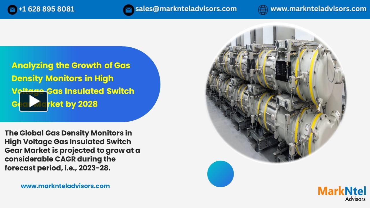 PPT – Gas Density Monitors in High Voltage Gas Insulated Switch Gear ...
