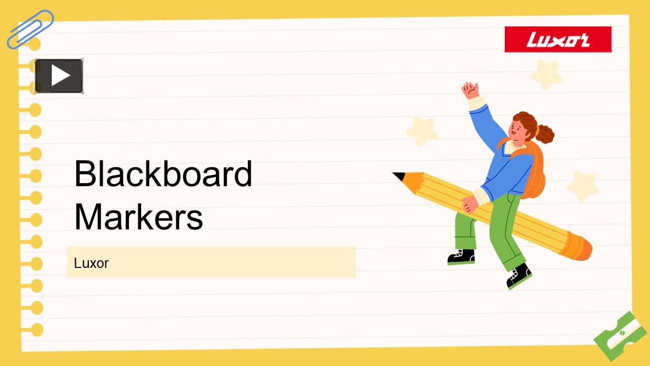 PPT – Blackboard Markers PowerPoint presentation | free to download ...