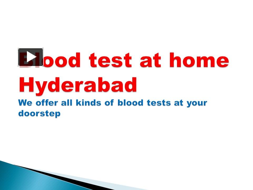 PPT – Blood test at home Hyderabad PowerPoint presentation | free to ...