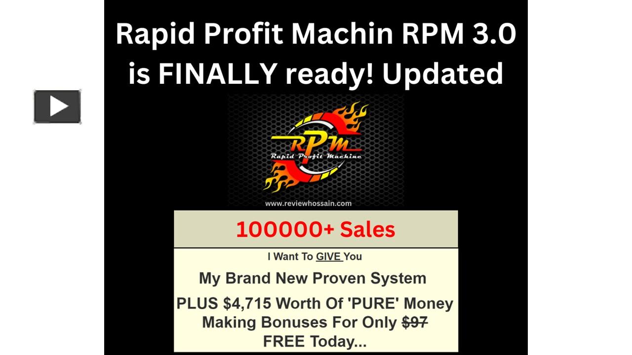 PPT – Rapid Profit Machine With New Income Streams PowerPoint ...