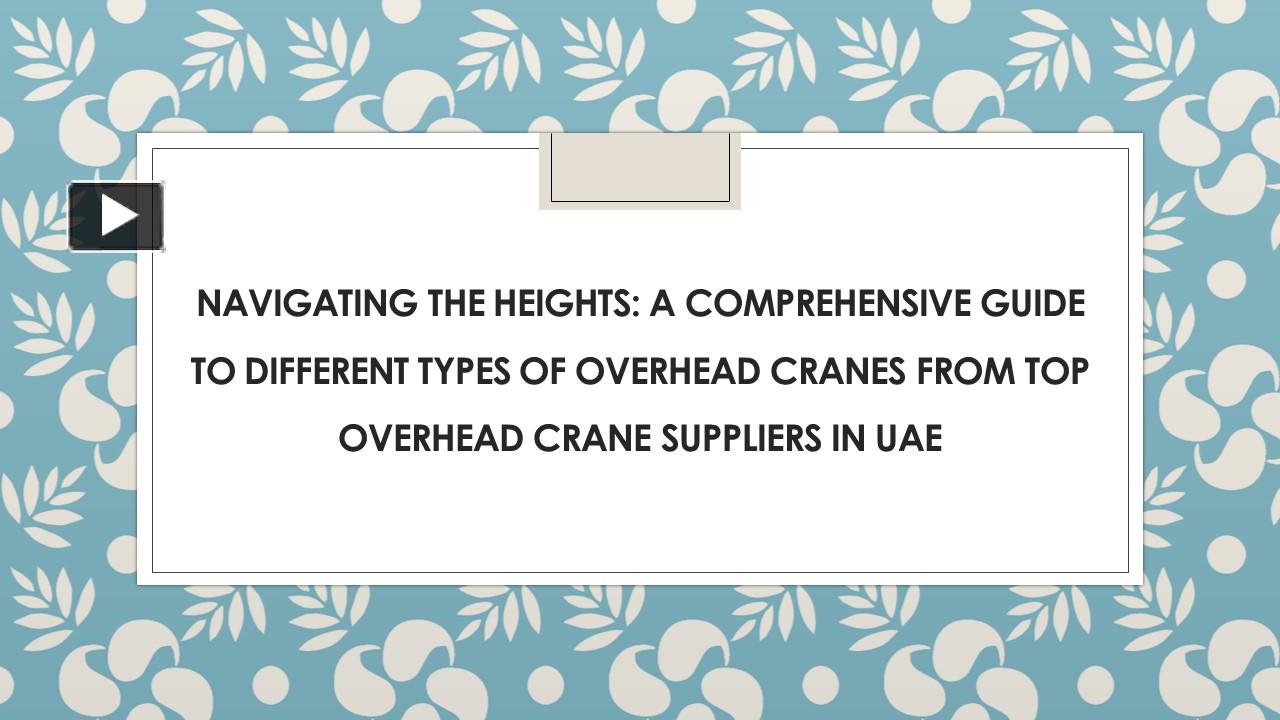 PPT – Navigating the Heights: A Comprehensive Guide to Different Types ...