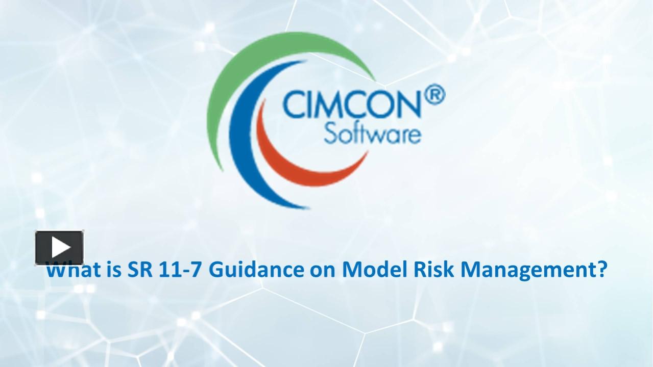 What is SR 11-7 Guidance on Model Risk Management? presentation | free ...