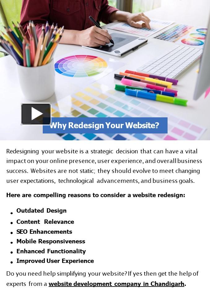 PPT – Why Redesign Your Website? PowerPoint presentation | free to ...