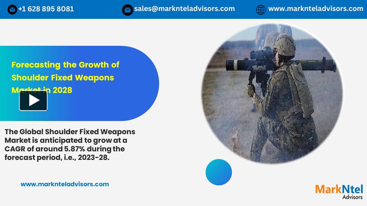 PPT – Global Shoulder Fixed Weapons Market Research Report: Forecast ...