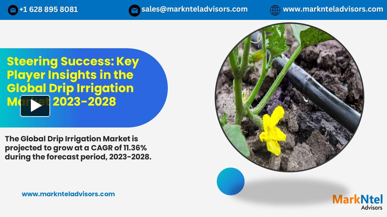 PPT – Leading Players in the Global Drip Irrigation Market 2023-2028 ...