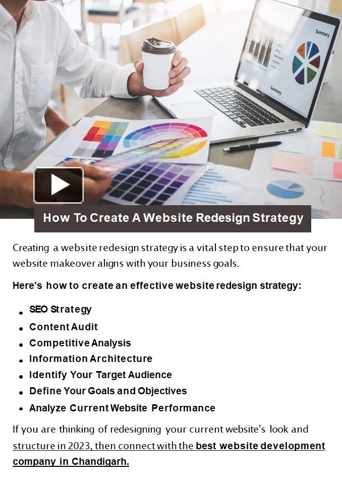 How To Create A Website Redesign Strategy presentation | free to download