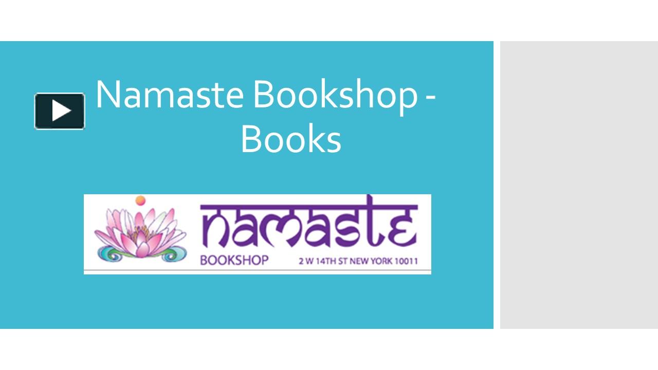 PPT – Namaste Bookshop - Books PowerPoint presentation | free to ...