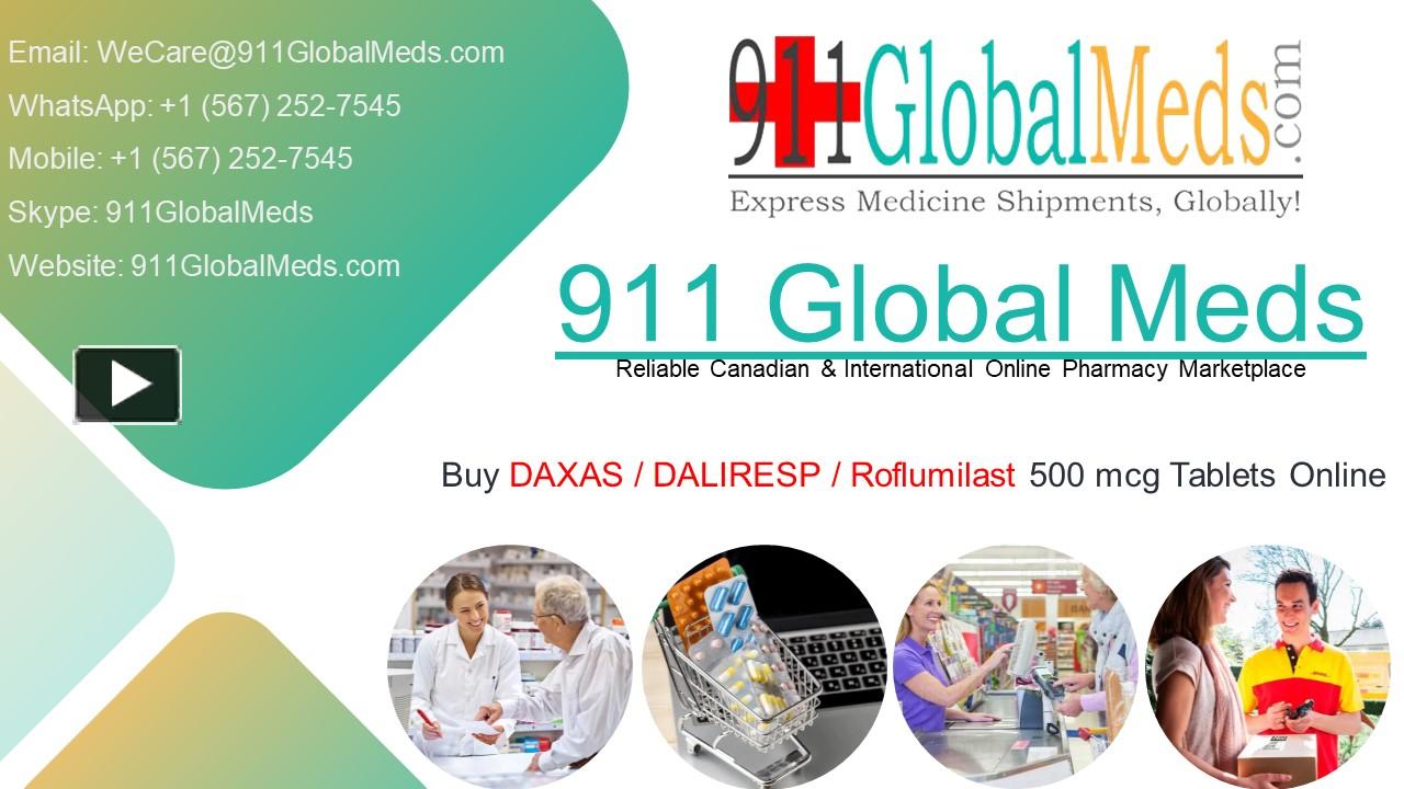 PPT – Convenient Online Get DAXAS / DALIRESP / Roflumilast Medication ...