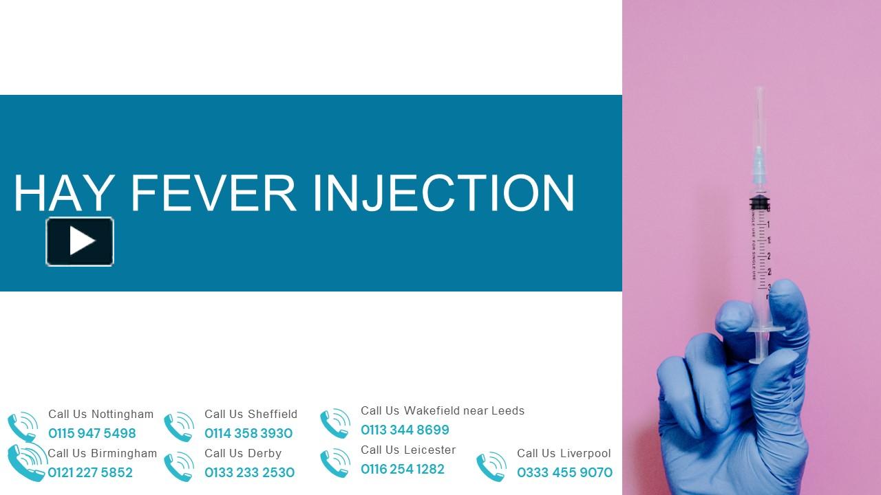 PPT – Hay fever injection PowerPoint presentation | free to download ...