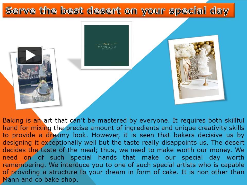 PPT – Custom Cakes PowerPoint presentation | free to download - id ...