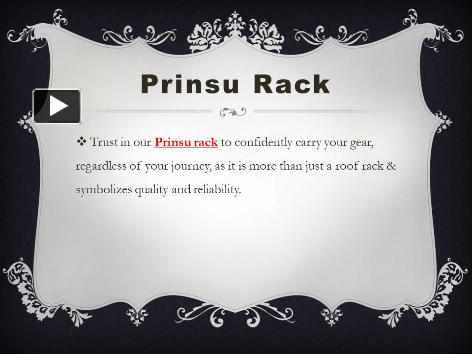 PPT – Prinsu Rack PowerPoint presentation | free to download - id ...