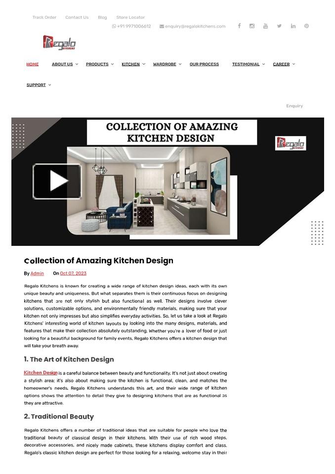 Collection of Amazing Kitchen Design presentation | free to download