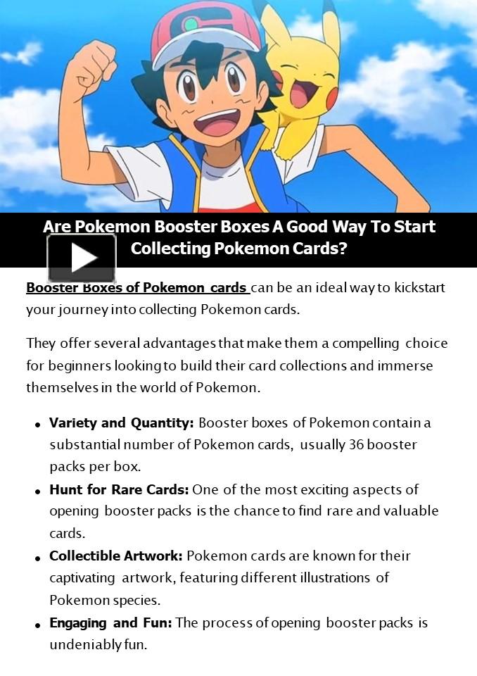 PPT – Are Pokemon Booster Boxes A Good Way To Start Collecting Pokemon ...