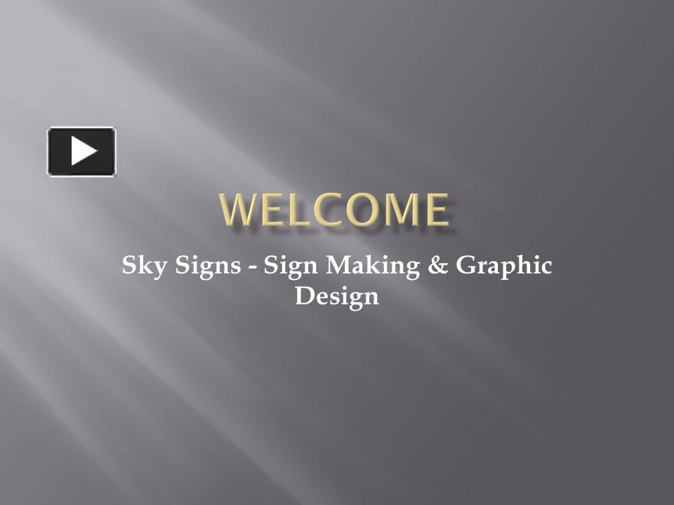 PPT – Get the Best LED Sign Making in Tottington PowerPoint ...