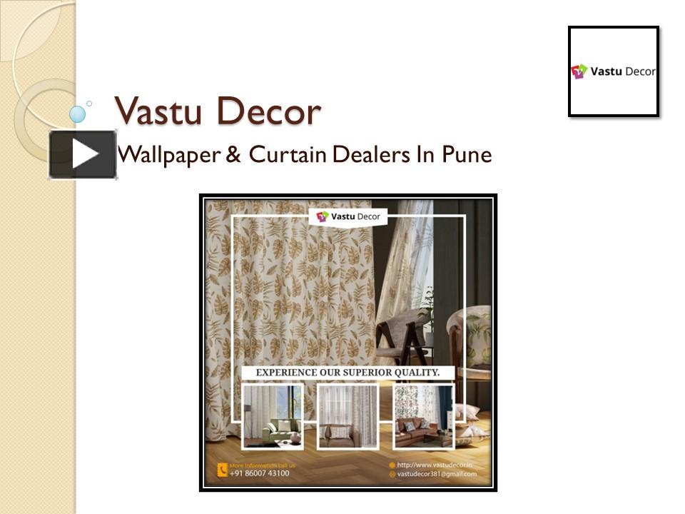 Curtain Wallpaper Shop In Pune Presentation Free To Download