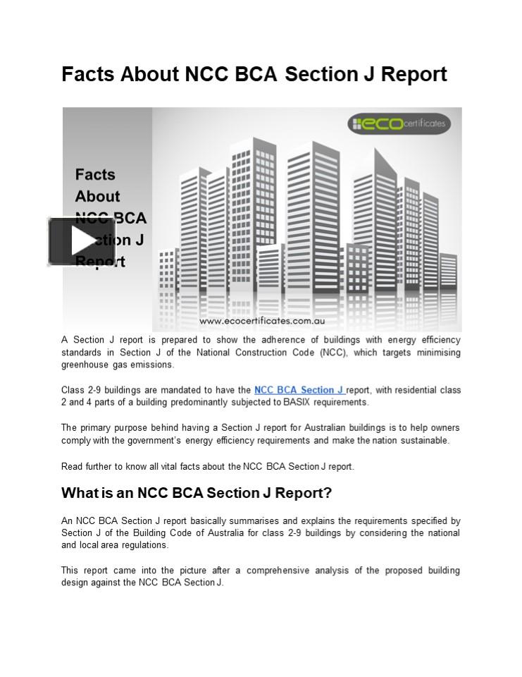 PPT – Facts About NCC BCA Section J Report PowerPoint presentation ...