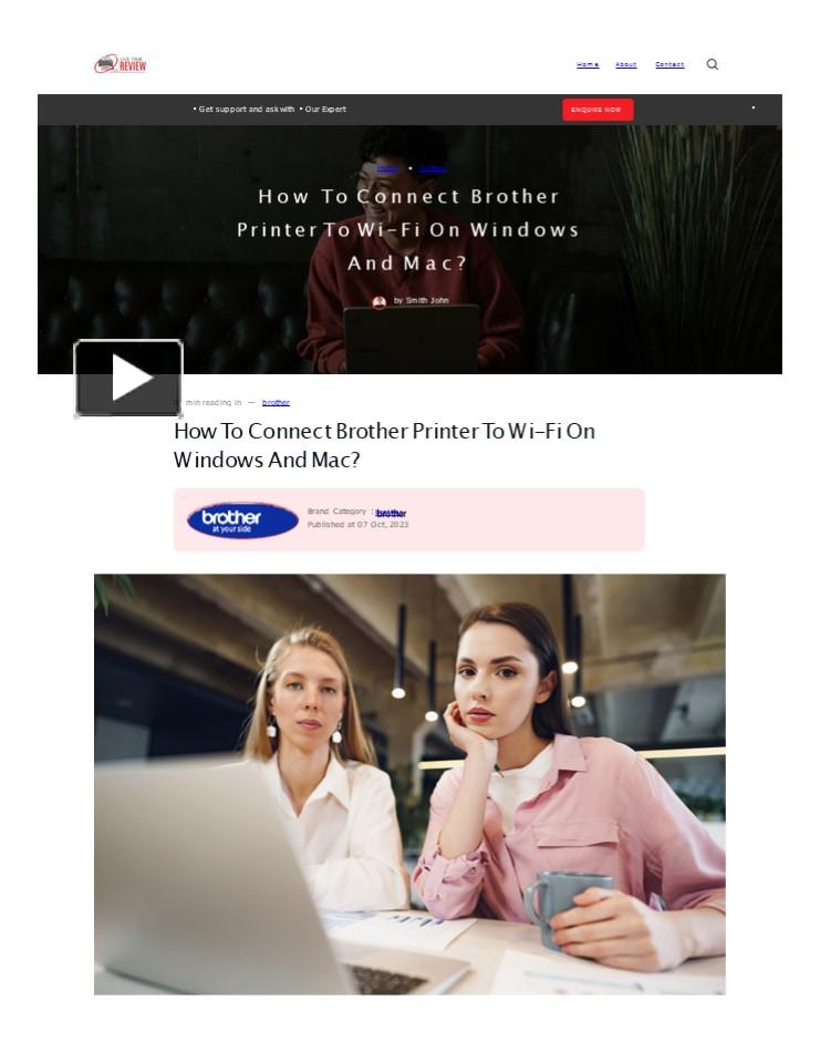 How To Connect Brother Printer To Wi-Fi On Windows And Mac ...